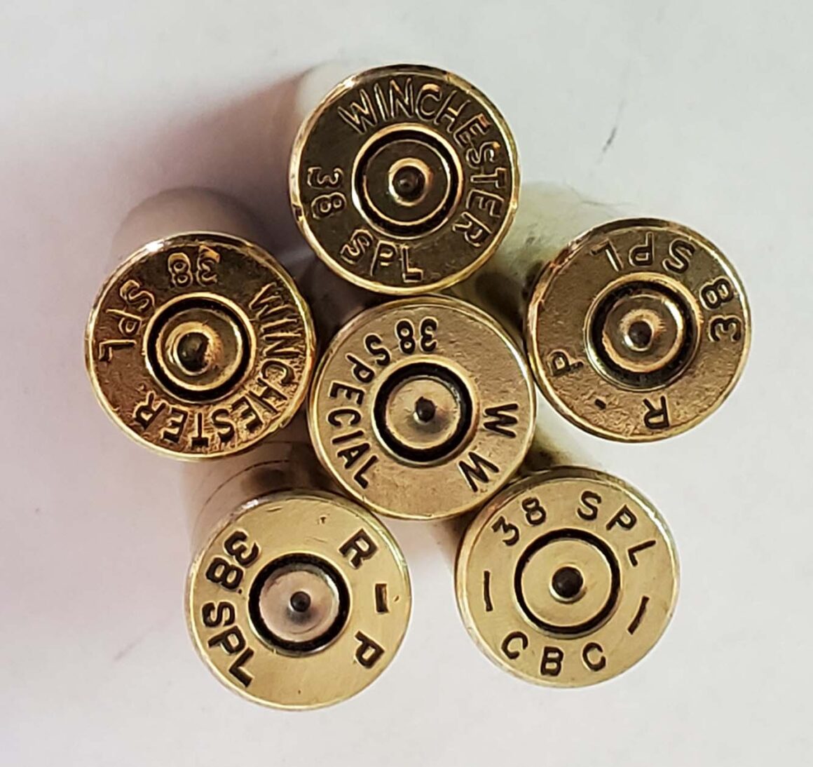 38 SPL Once Fired Brass Mixed Head Stamps 1000 Count