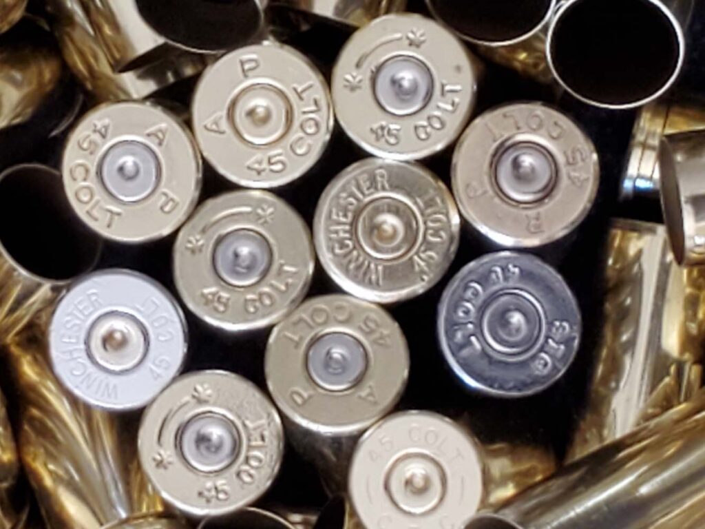 45 Colt Once Fired Brass 200 Count - Once Fired Brass | Smith Werder