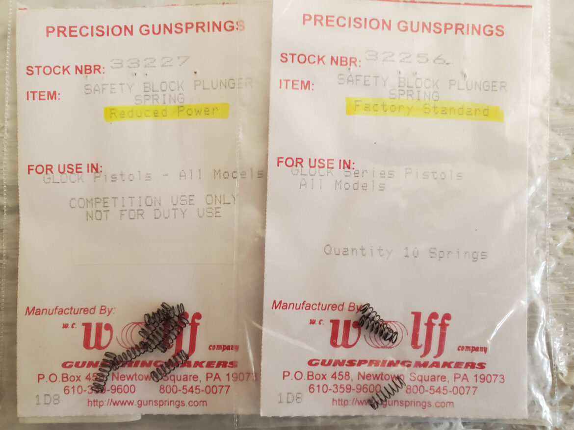 Glock Springs From Wolff
