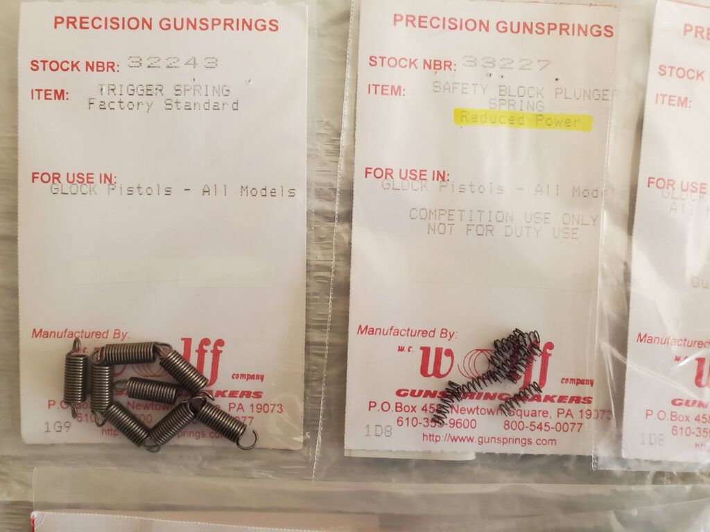 Glock Springs From Wolff