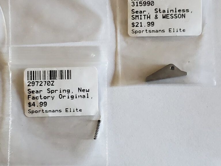 Smith & Wesson Revolver Parts Lot 1