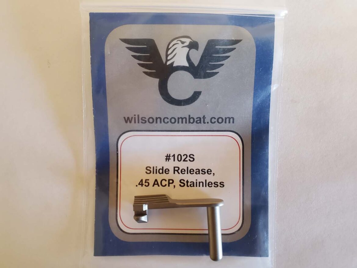 45 ACP SS Slide release 1911 Wilson Combat 102S