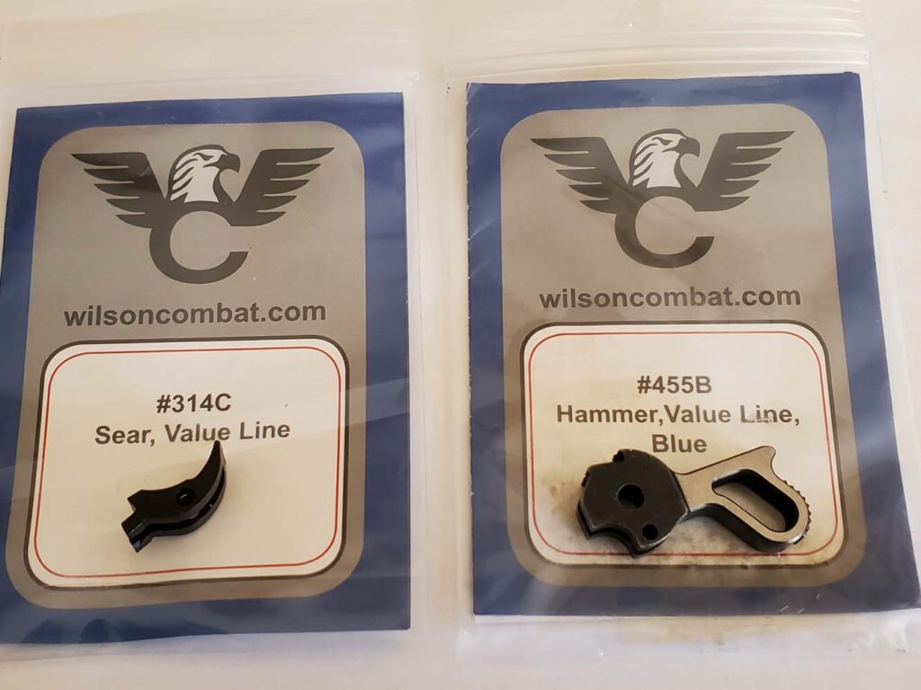 1911 Skeletonized Hammer and Sear Wilson Combat - Once Fired Brass ...