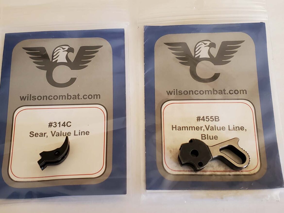 1911 Skeletonized Hammer and Sear Wilson Combat - Once Fired Brass ...